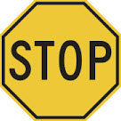 HO Scale - Yellow Stop Sign - 2 Pack – Lineside Details